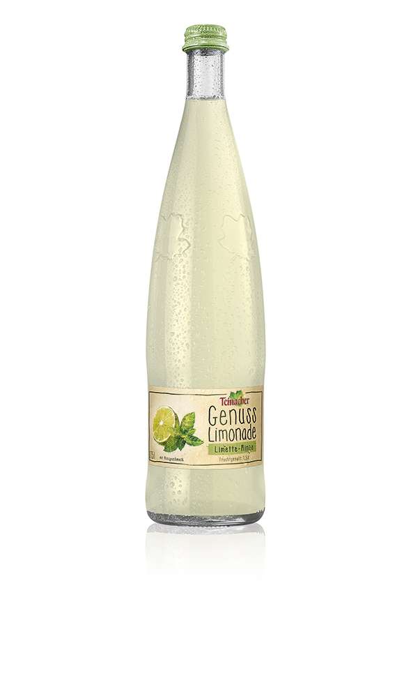 Teinacher Genuss-Limonade Limette-Minze 12 x 0,75l